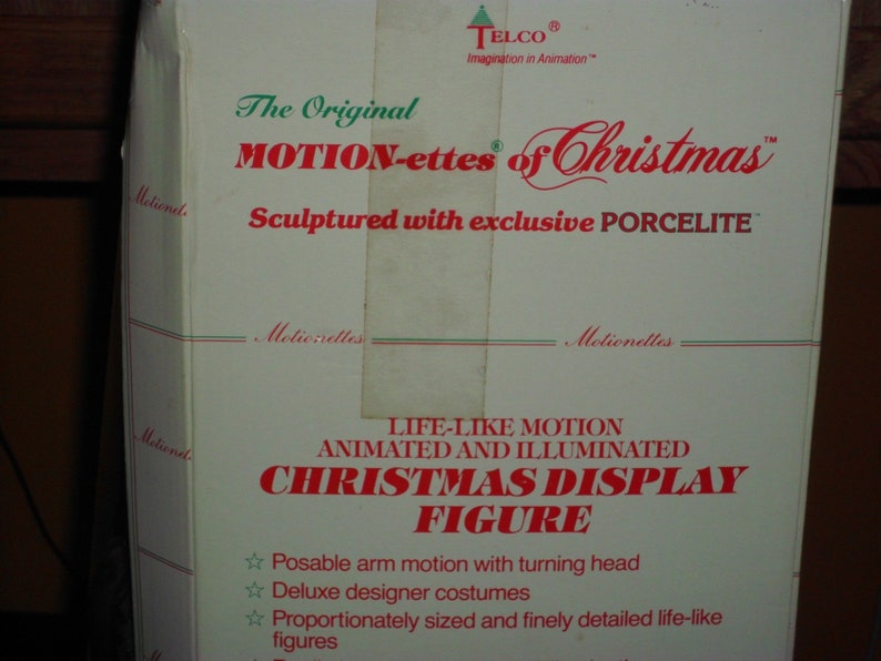 Vintage 80s Santa Claus Animated Motion Figure Telco - Etsy