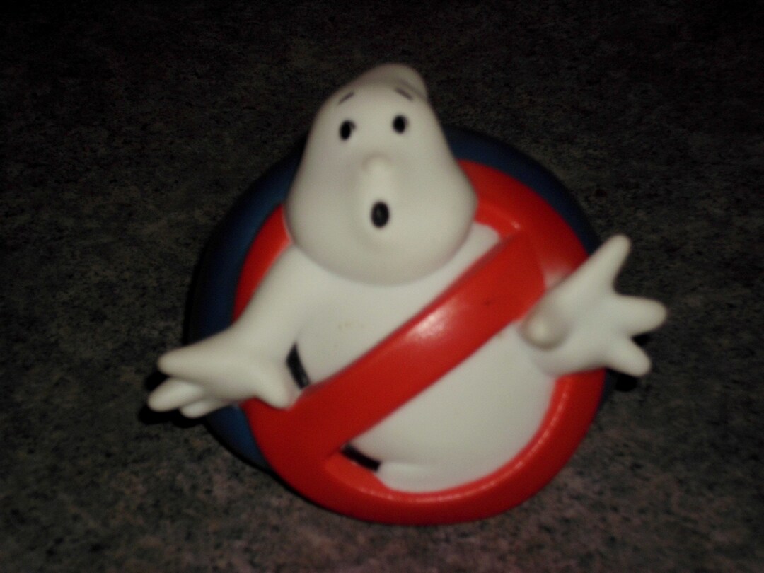 Vintage 80s Ghostbusters Rubber Top - Gumball Machine Part - Superior ...