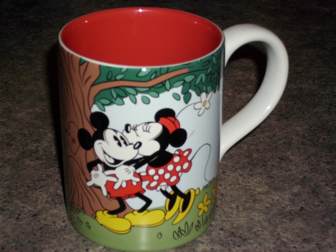 Vintage Mickey Mouse Ceramic Mug 12 Oz. Walt Disney - Etsy