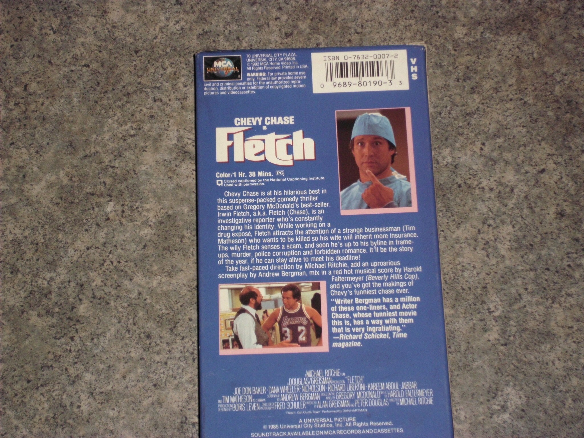 Vintage VHS Movie Fletch Universal - Etsy