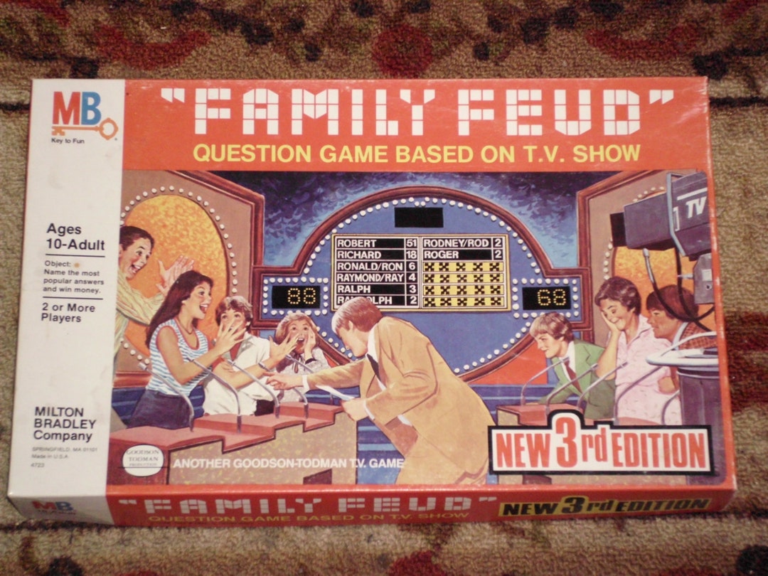 Vintage 1978 Family Feud Board Game Complet - Etsy France