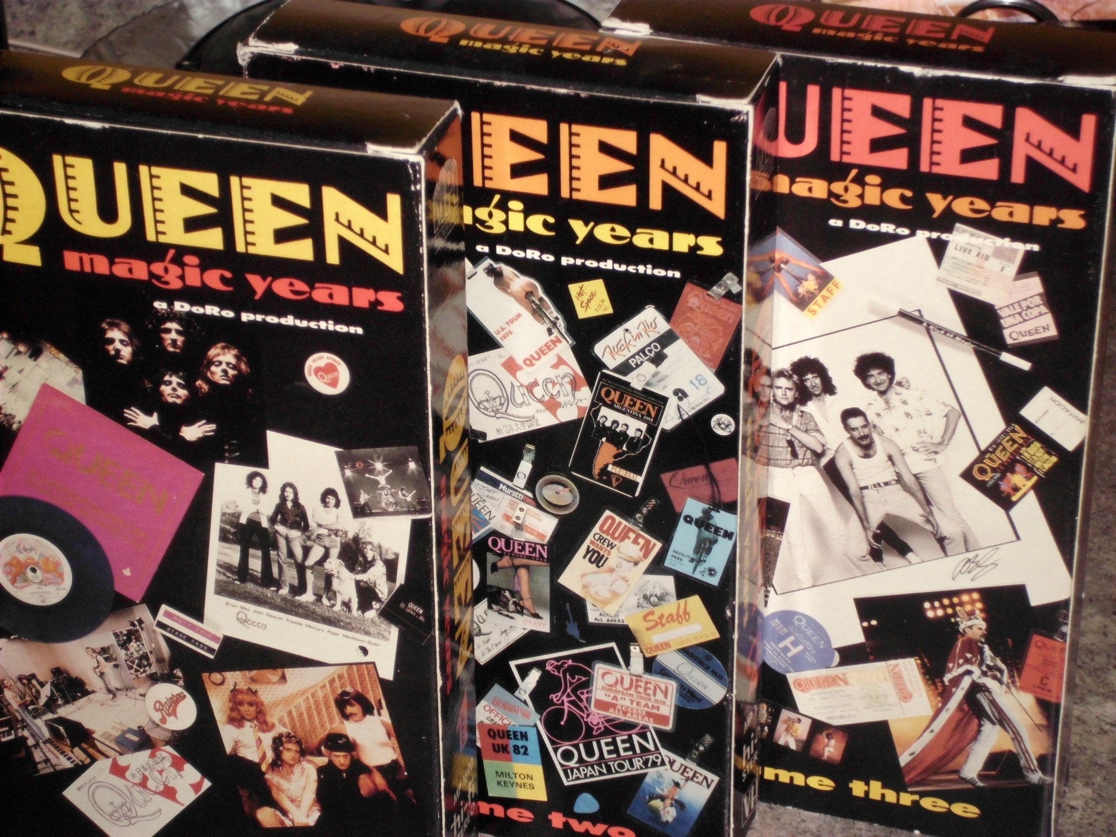 Vintage VHS Queen Magic Years Vol. 1 2 3 Complete - Etsy