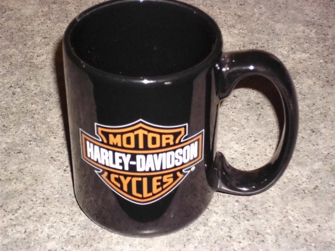Vintage Harley Davidson Ceramic Mug - Etsy