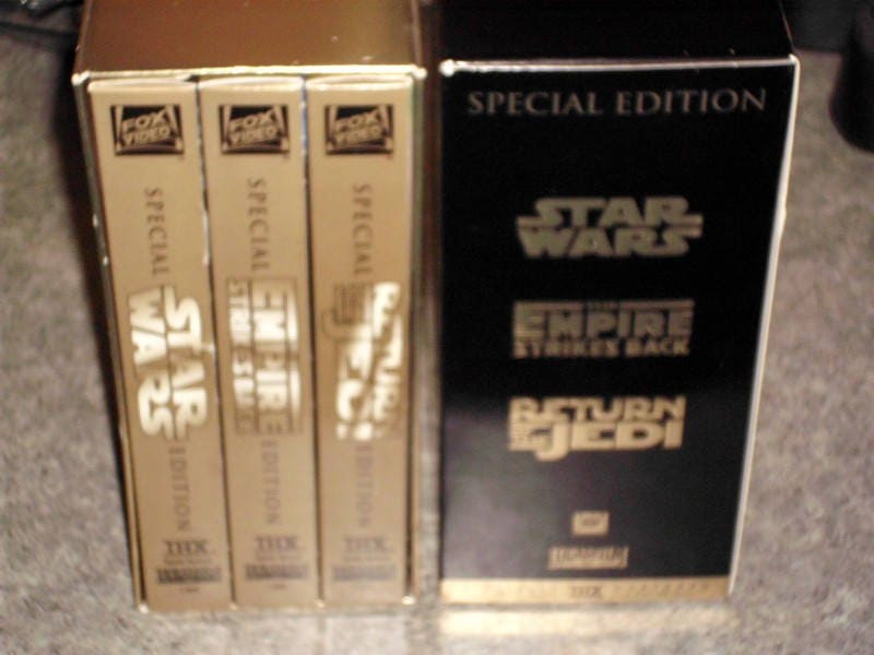 Vintage VHS Star Wars Trilogy Box Set THX - Etsy