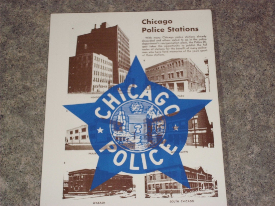 Vintage 90s Glossy Photos - Old Chicago Police Stations - Etsy