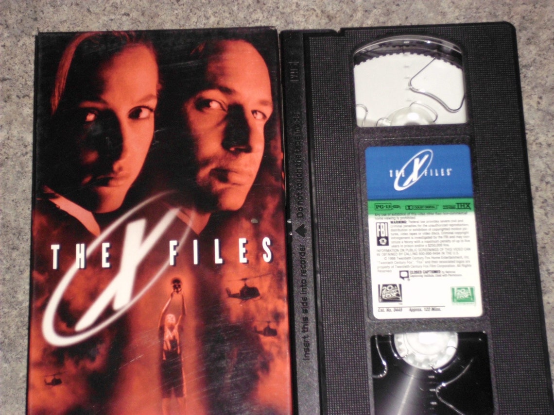 Vintage VHS Movie the X-files Fight the Future 20th - Etsy