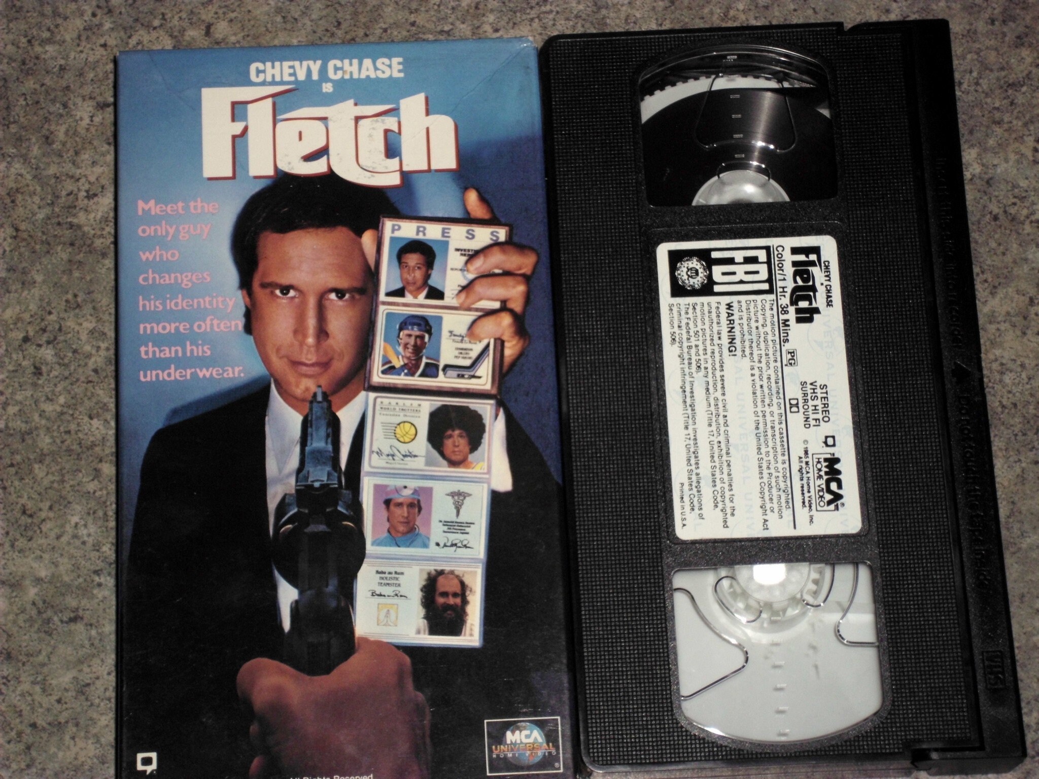 Vintage VHS Movie Fletch Universal - Etsy