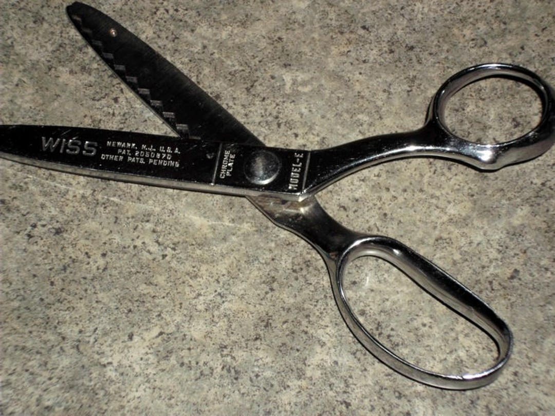 Vintage WISS Model E Scissors Chrome Plated USA - Etsy