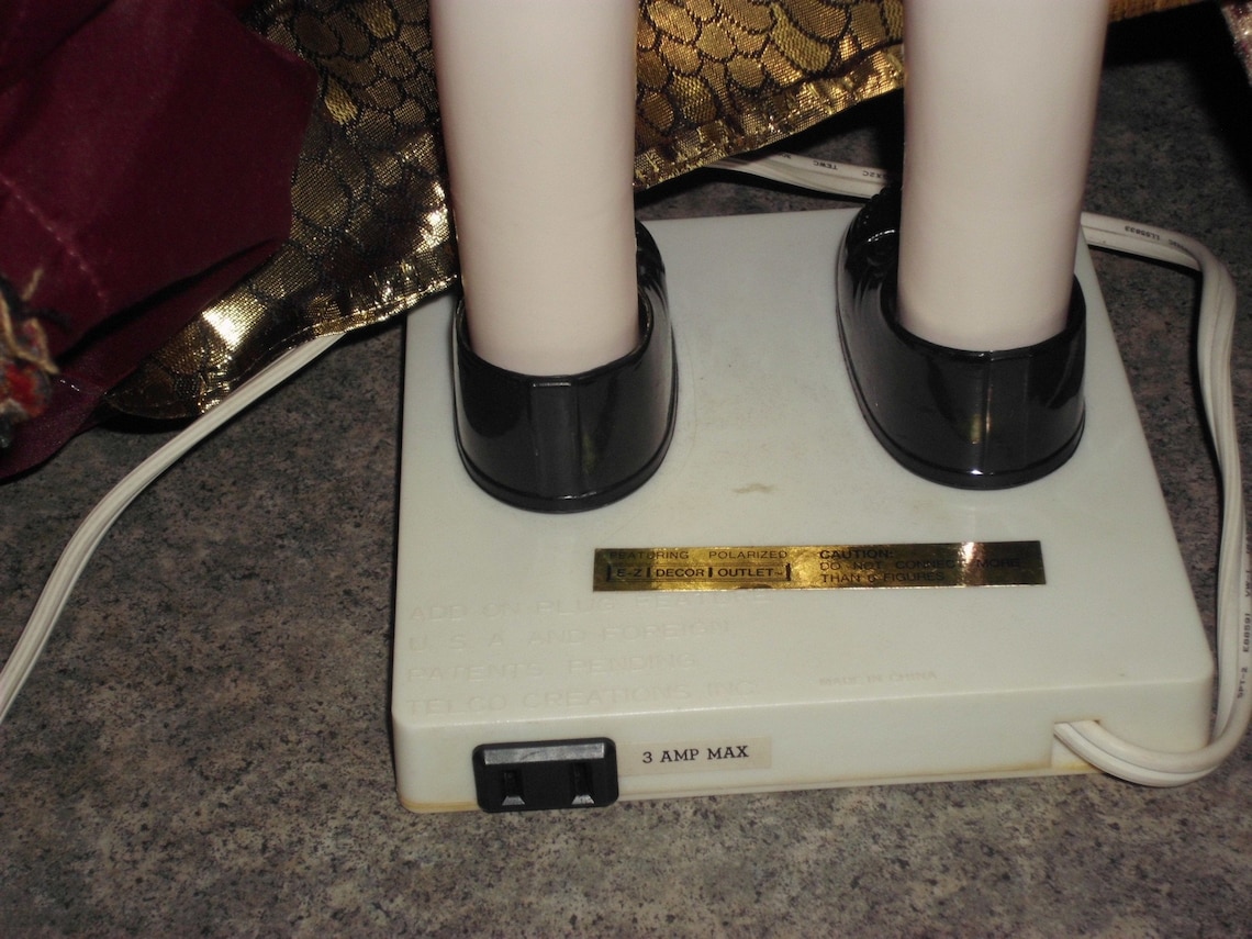 Vintage 80s Santa Claus Animated Motion Figure Telco - Etsy