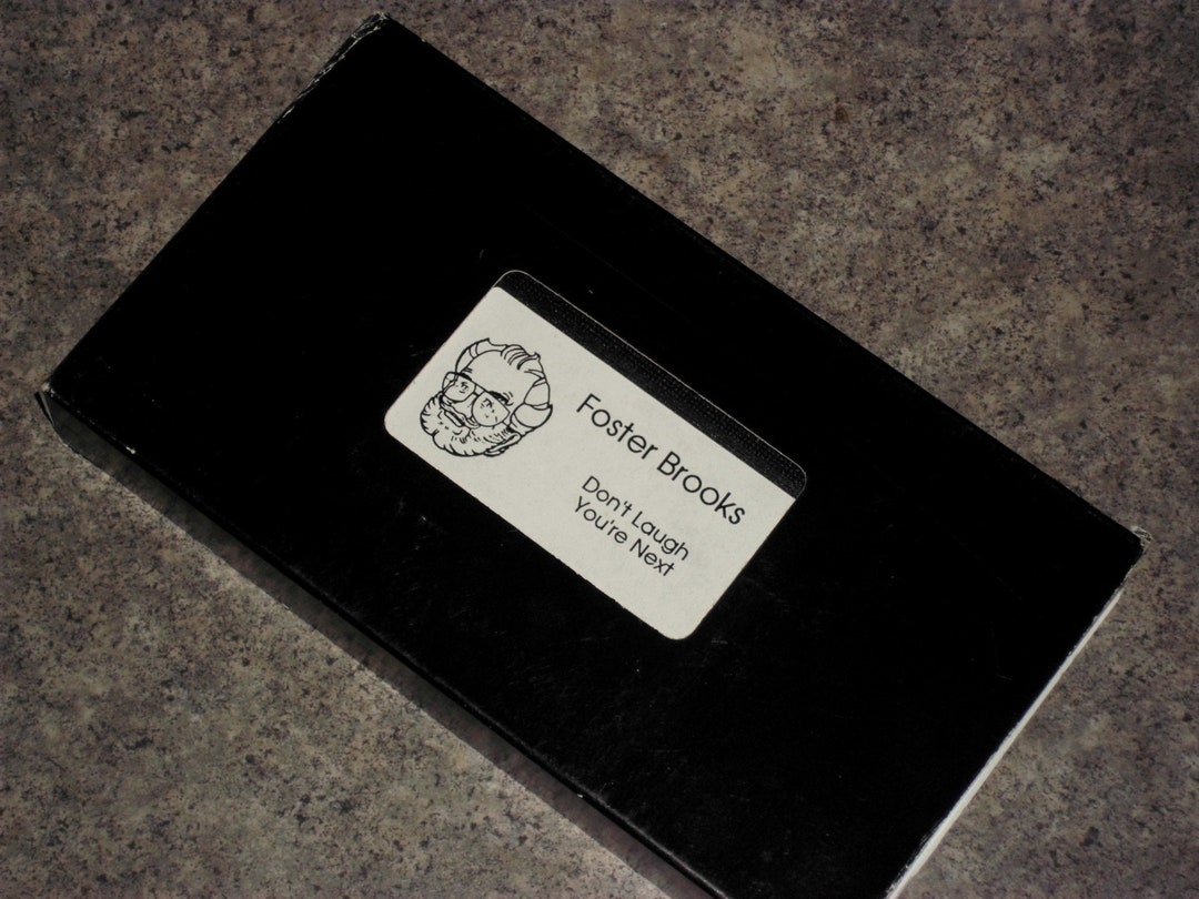 Vintage VHS Video Foster Brooks Drunk Comedian Stand up Comedy - Etsy ...