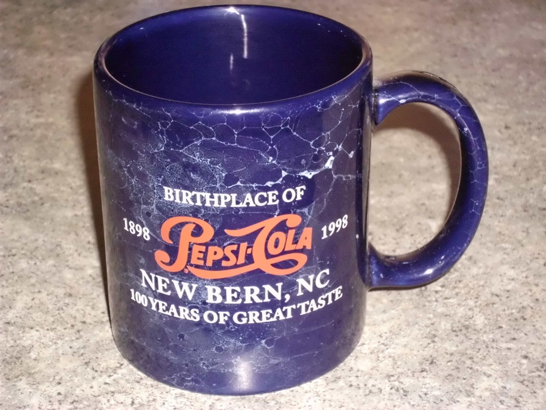 Vintage 90s Pepsi-cola Logo Ceramic Mug 12 Oz. - Etsy