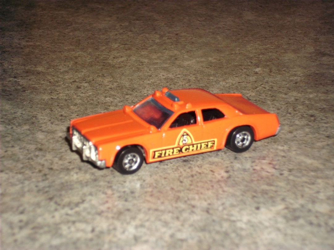 Vintage 80s Hot Wheels - Fire Chief # 5 - Red - Etsy