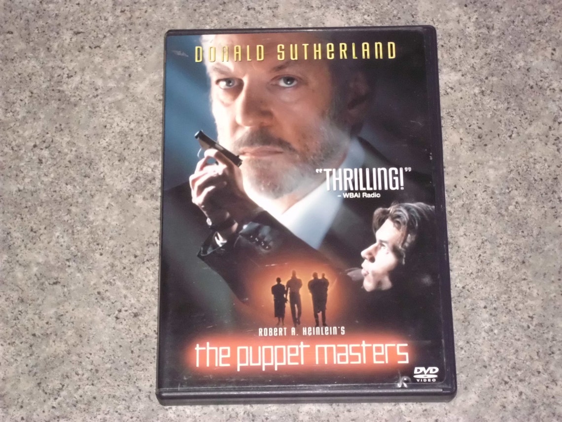 Vintage 90s DVD Movie the Puppet Masters Donald Sutherland - Etsy