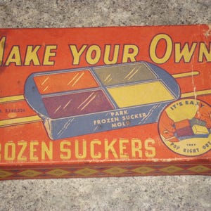 Vintage Frozen Suckers - Park Mfg. - Etsy