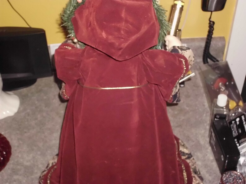 Vintage 80s Santa Claus Animated Motion Figure Telco - Etsy