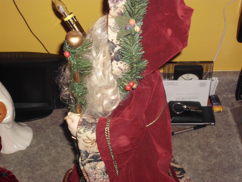 Vintage 80s Santa Claus Animated Motion Figure - Telco - Etsy