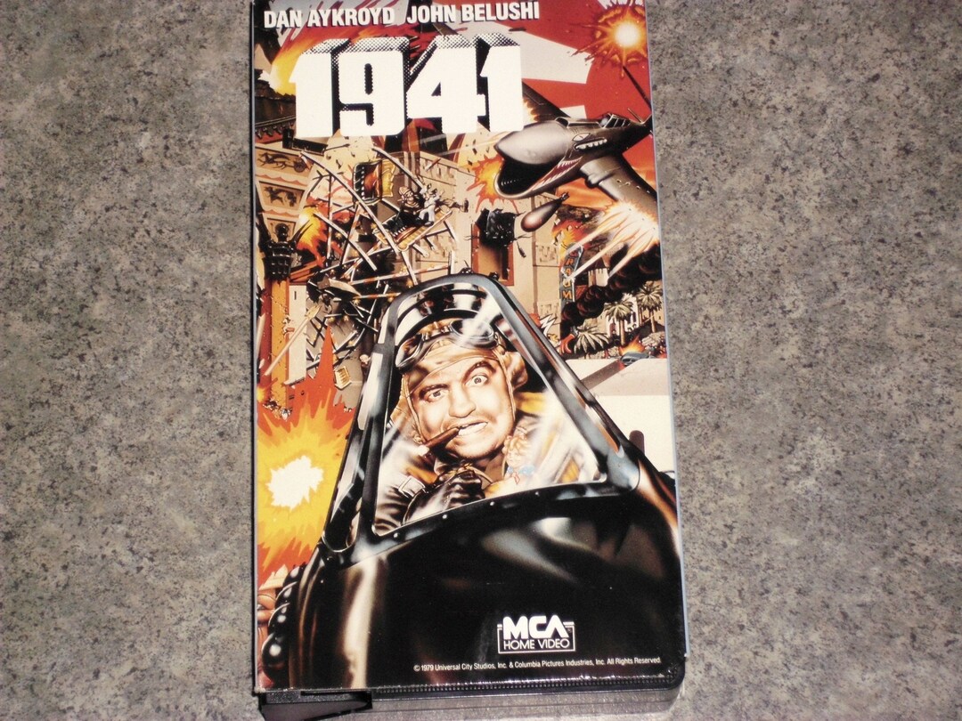 Vintage VHS Movie - 1941 - Aykroyd Belushi - MCA - Etsy