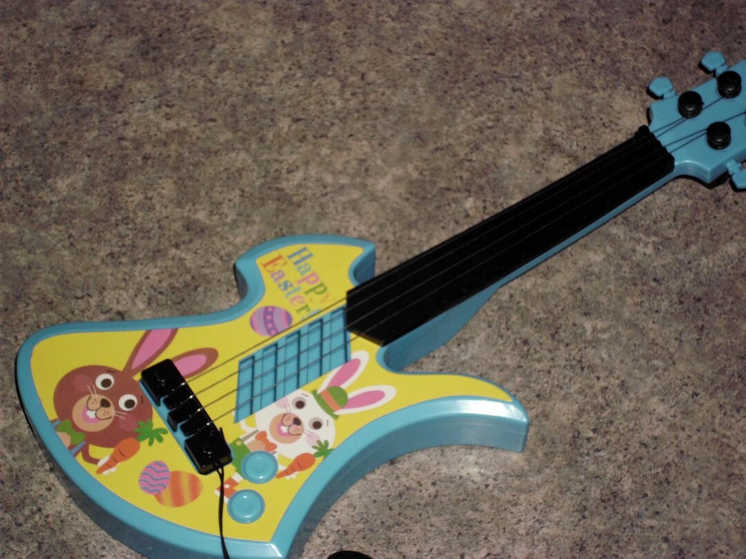 Vintage 90s Easter Guitar Toy - BC Rich Mockingbird Style - Etsy