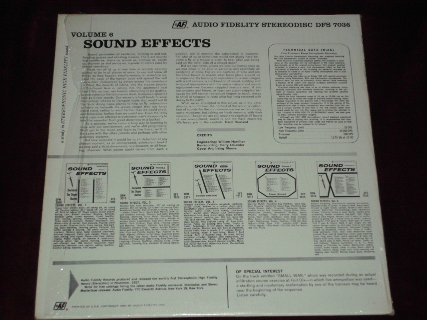 Vintage 70s Sound Effects Doctored for Super Sound Vol. 6 - Etsy