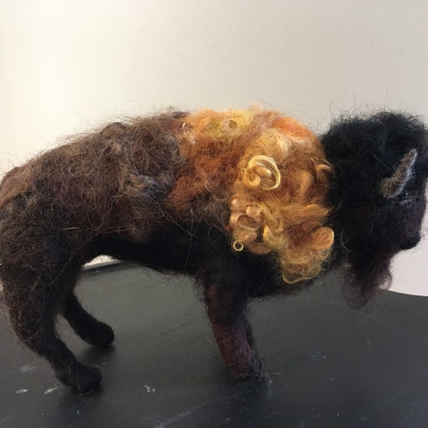 Felted Buffalo - Etsy