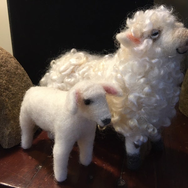 Needle Felted Sheep - Etsy
