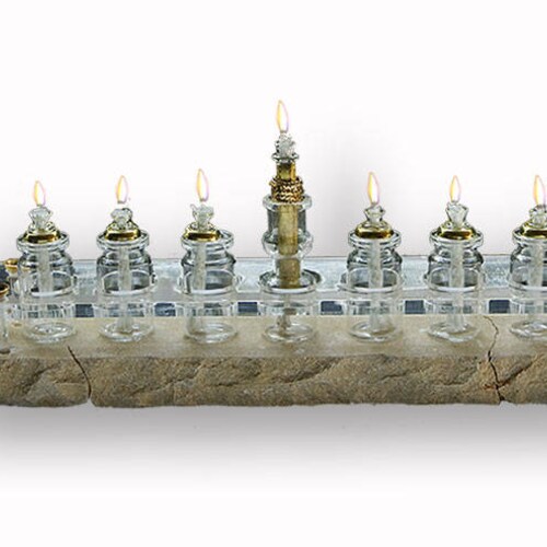 Menorah broken Stone - Etsy