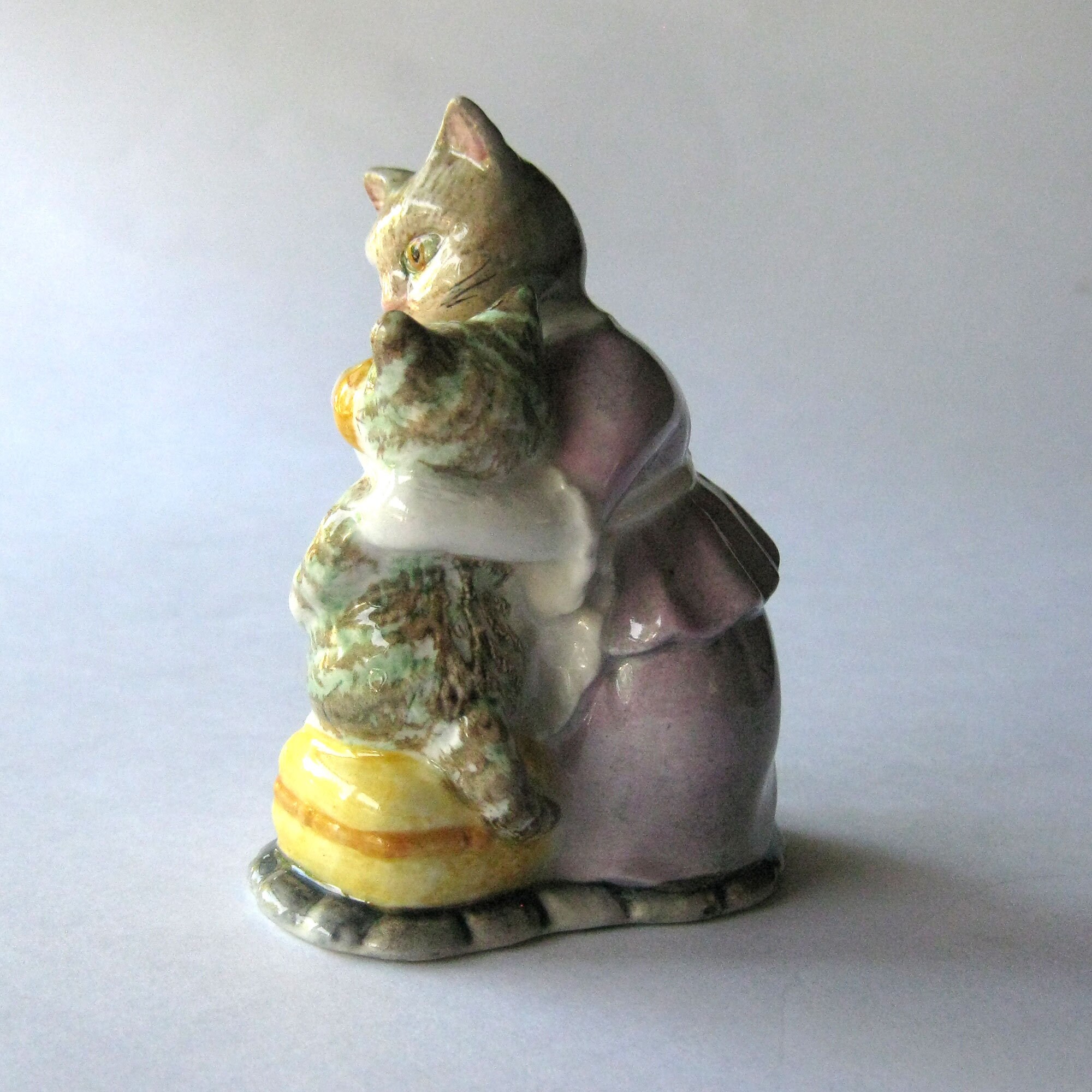 Beatrix Potter Tabitha Twitchit and Miss Moppet / Beswick Figurine ...
