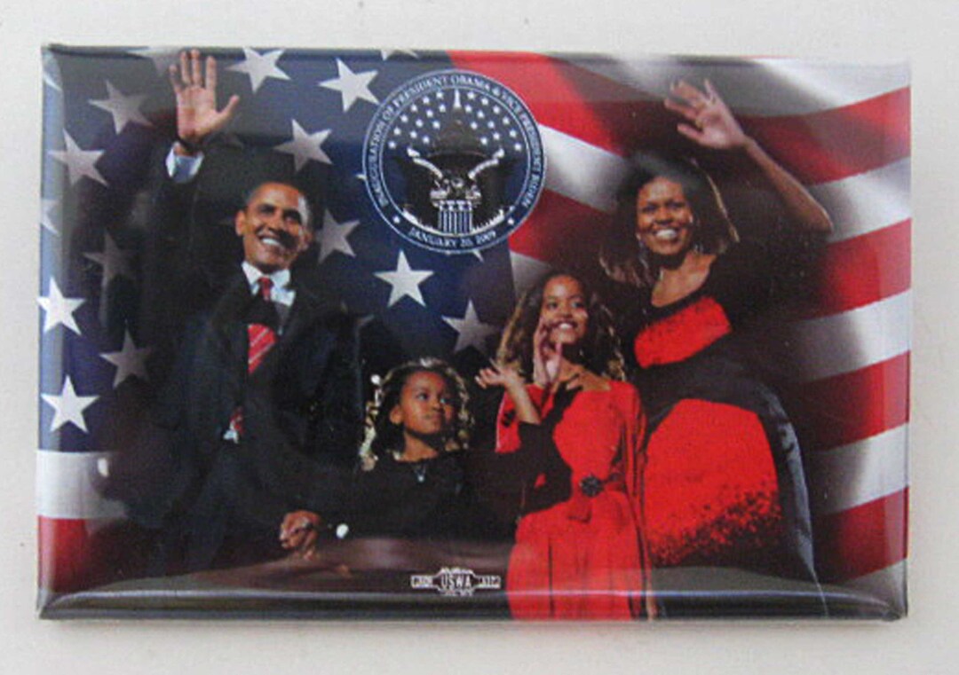 Barack Obama Michelle Obama Sasha and Malia at Democratic Convention ...