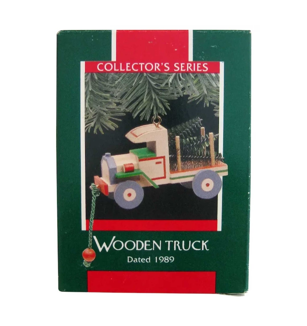 Hallmark Wooden Truck Dated 1989 - Sixth and Final in Nostalgic ...