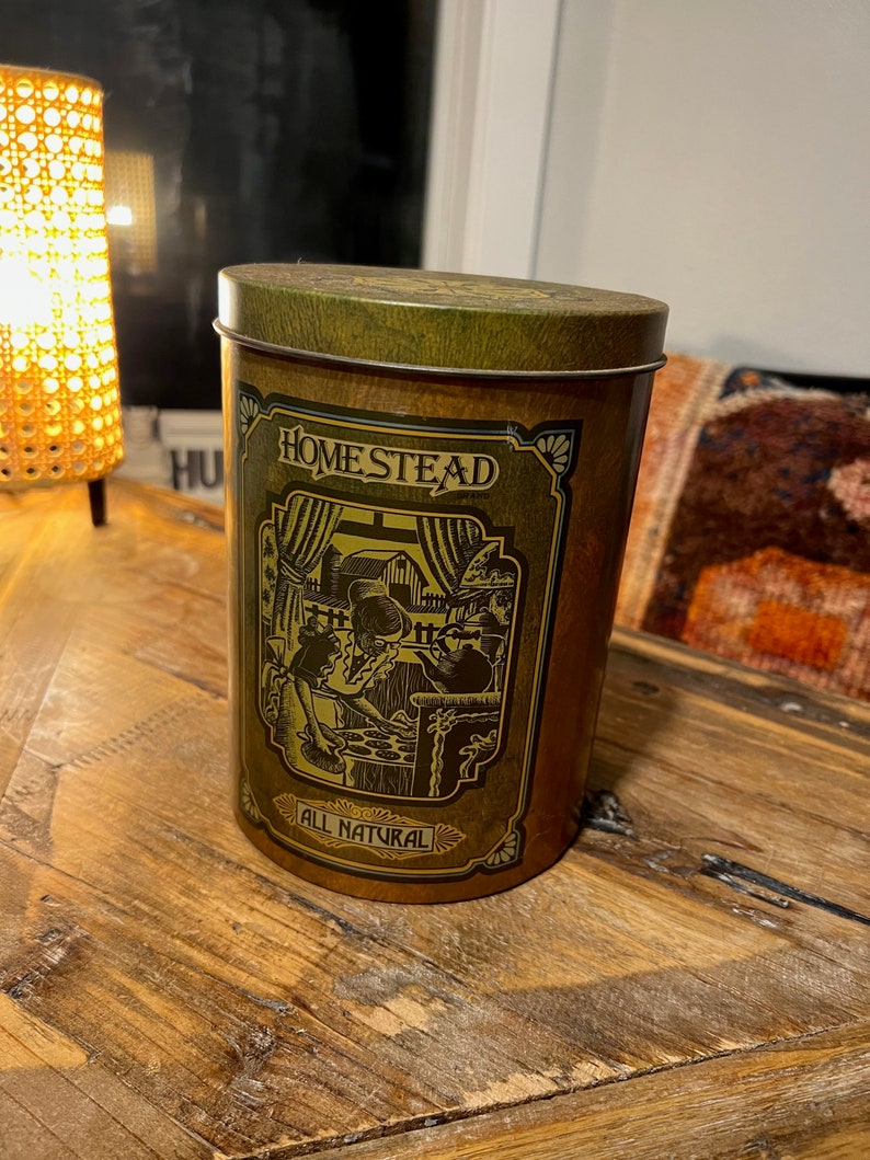 1970's Cheinco Homestead All Natural Cookies Tin - Etsy
