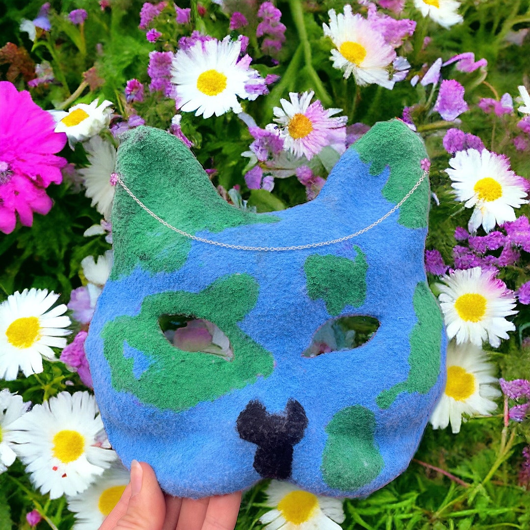 Earth Cat Therian Animal Mask - Etsy