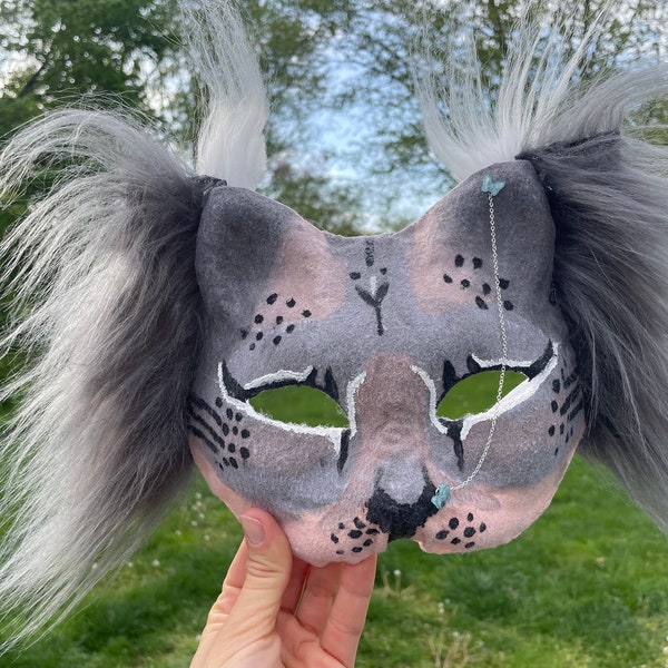 Arctic Fox Therian Mask - Etsy