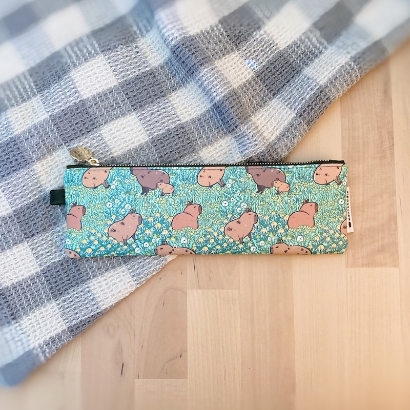 Capybara Zippered Pouch - Etsy