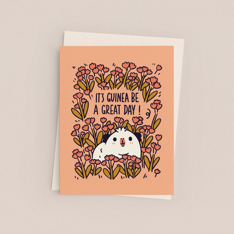 Mini Pig Birthday Card - Etsy