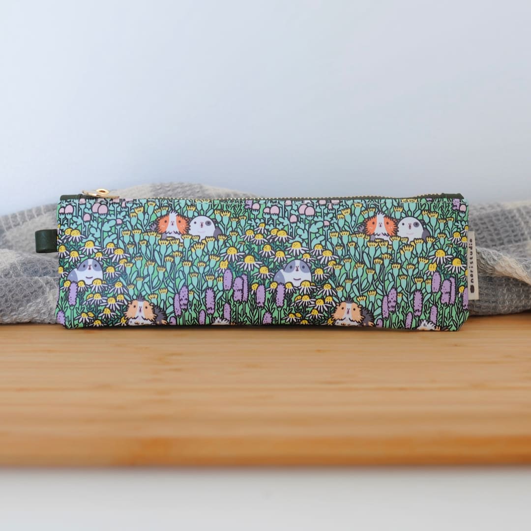 Guinea Pig Zipper Pencil Pouch Featuring Noristudio Guinea Pigs and ...