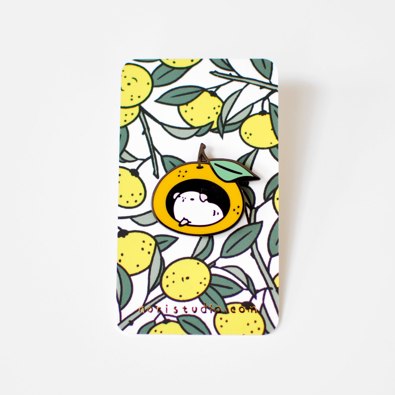 Guinea Pig With Mikan Pet Bed Pin Guinea Pig Lapel Pin Guinea Pig ...