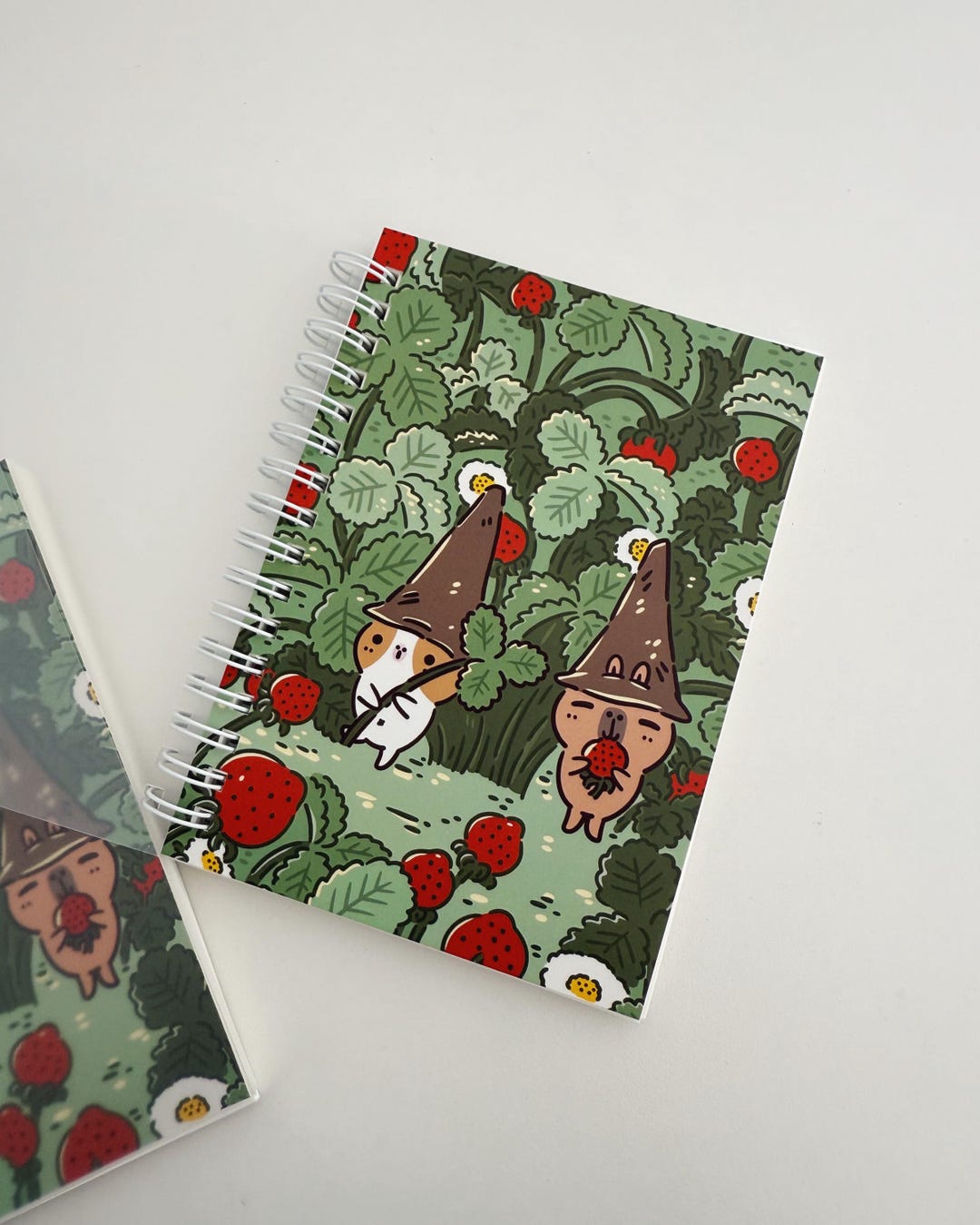 Bubu and Moonch Strawberry Season A6 Sticker Book - Etsy