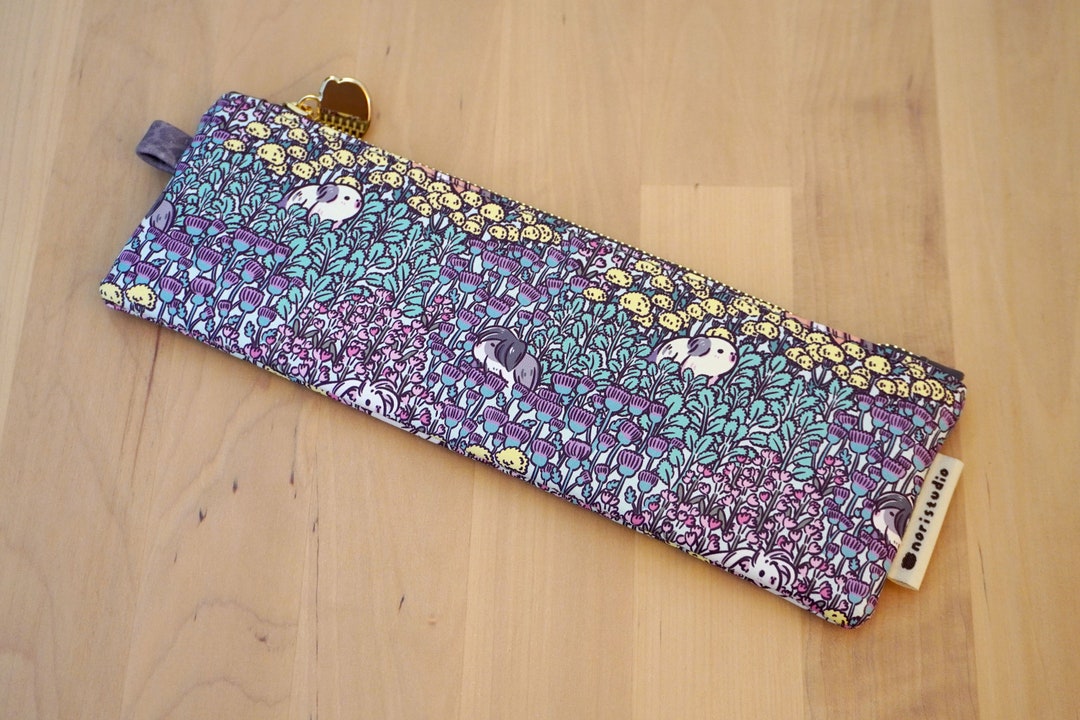 Guinea Pig Zipper Pencil Pouch Featuring Noristudio Long Haired Guinea ...