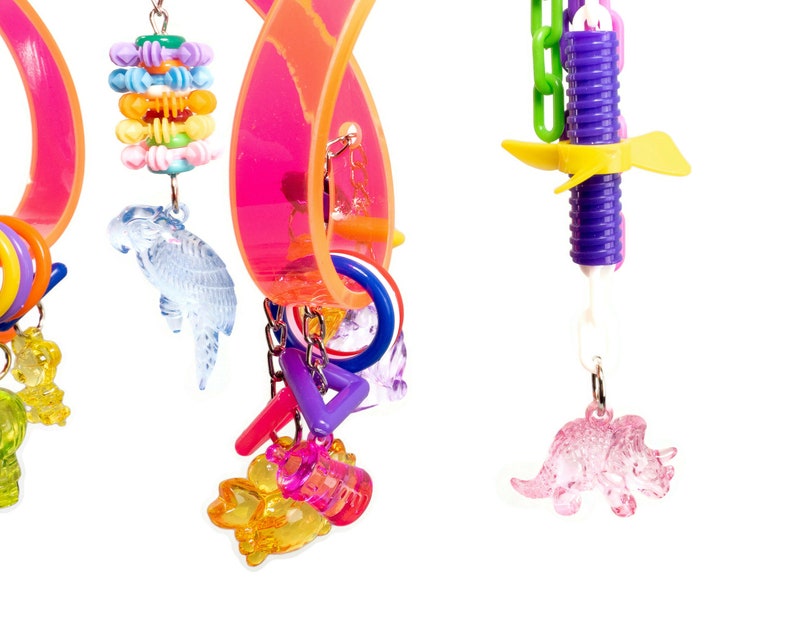 Twisty Twirly Wacky Whirly - Bird Toy, Great for Caiques, Pionus ...