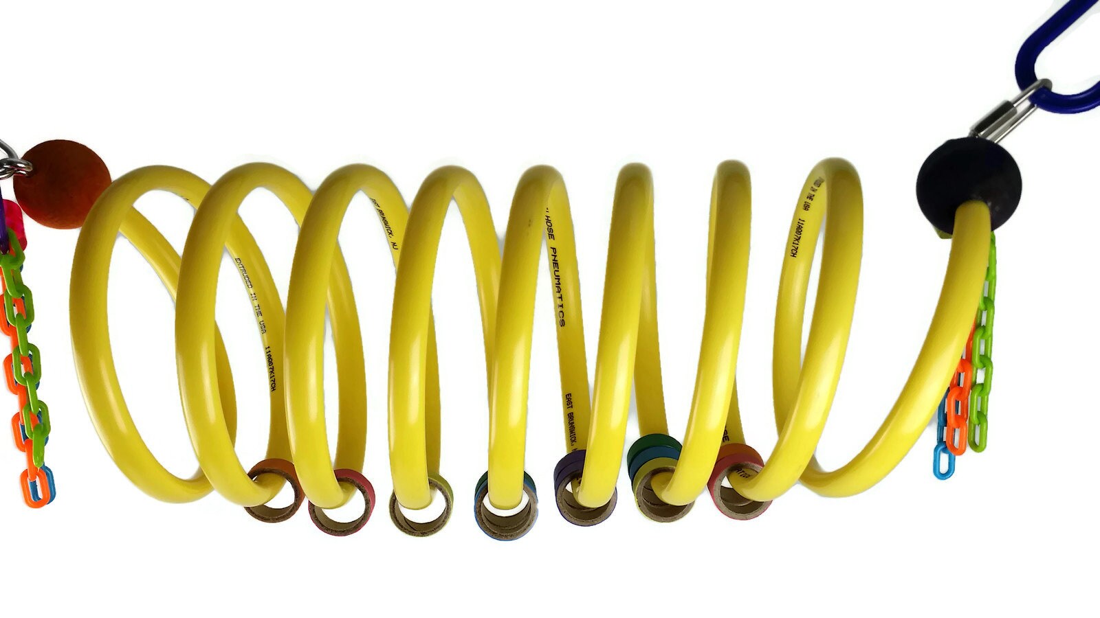 Large Curly Q Adventure Coil Bird Toy Parrot Perch Cage | Etsy