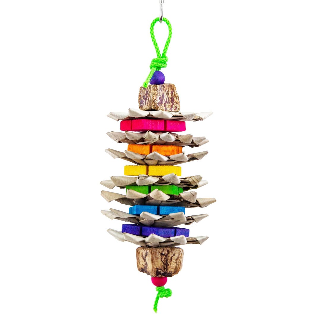 Stacked - Shreddable Bird Toy - for Conures, Quakers, Cockatiels - Etsy