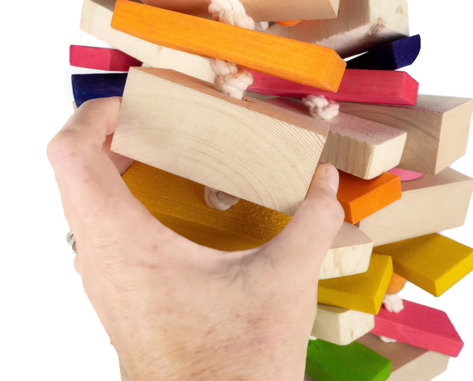 Lily's Block Party - Extra Large Bird Toy for Big Parrots Like Amazons ...