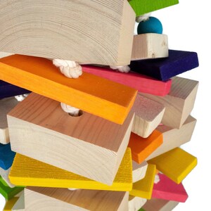 Lily's Block Party - Extra Large Bird Toy for Big Parrots Like Amazons ...