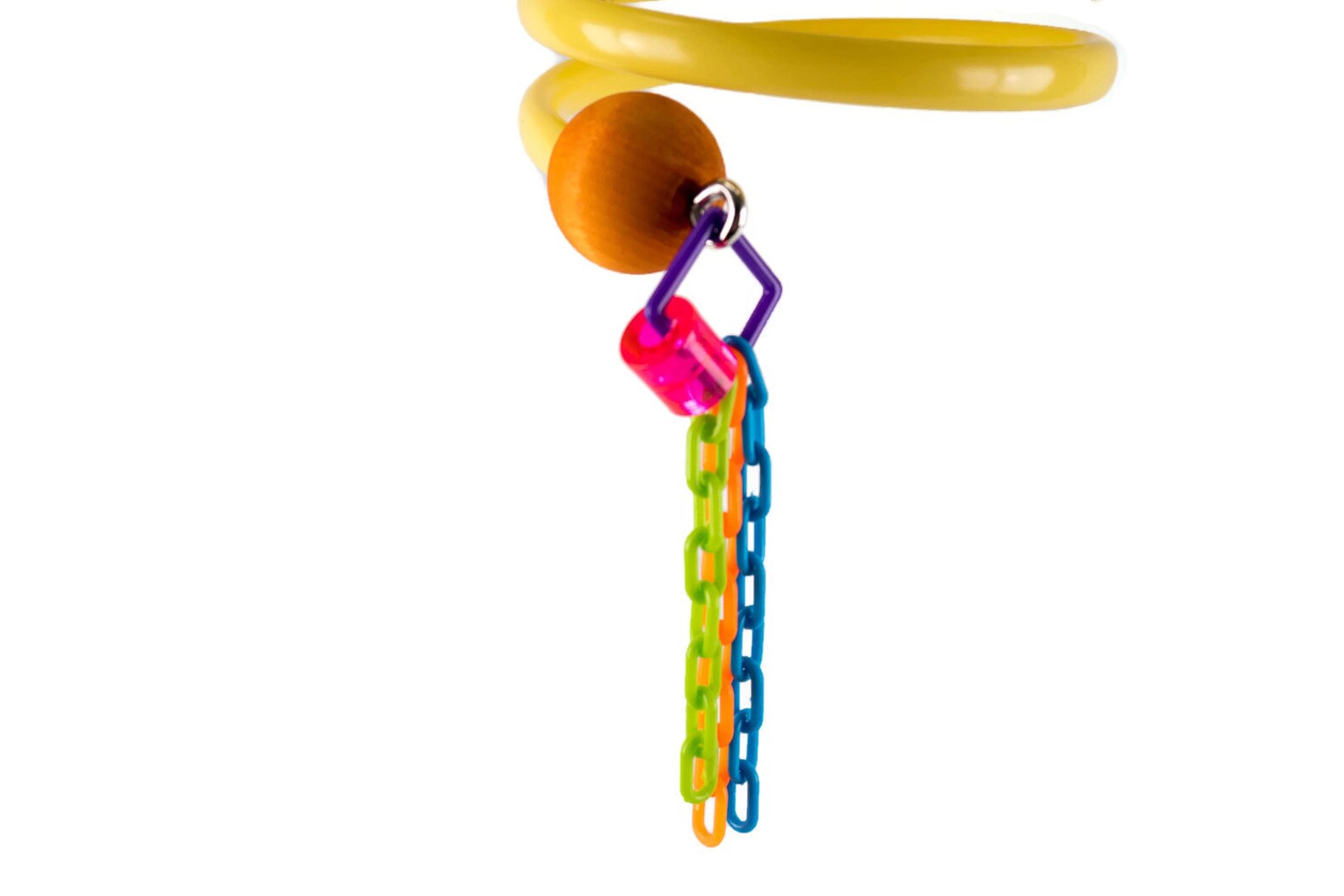 Large Curly Q Adventure Coil Bird Toy Parrot Perch Cage | Etsy