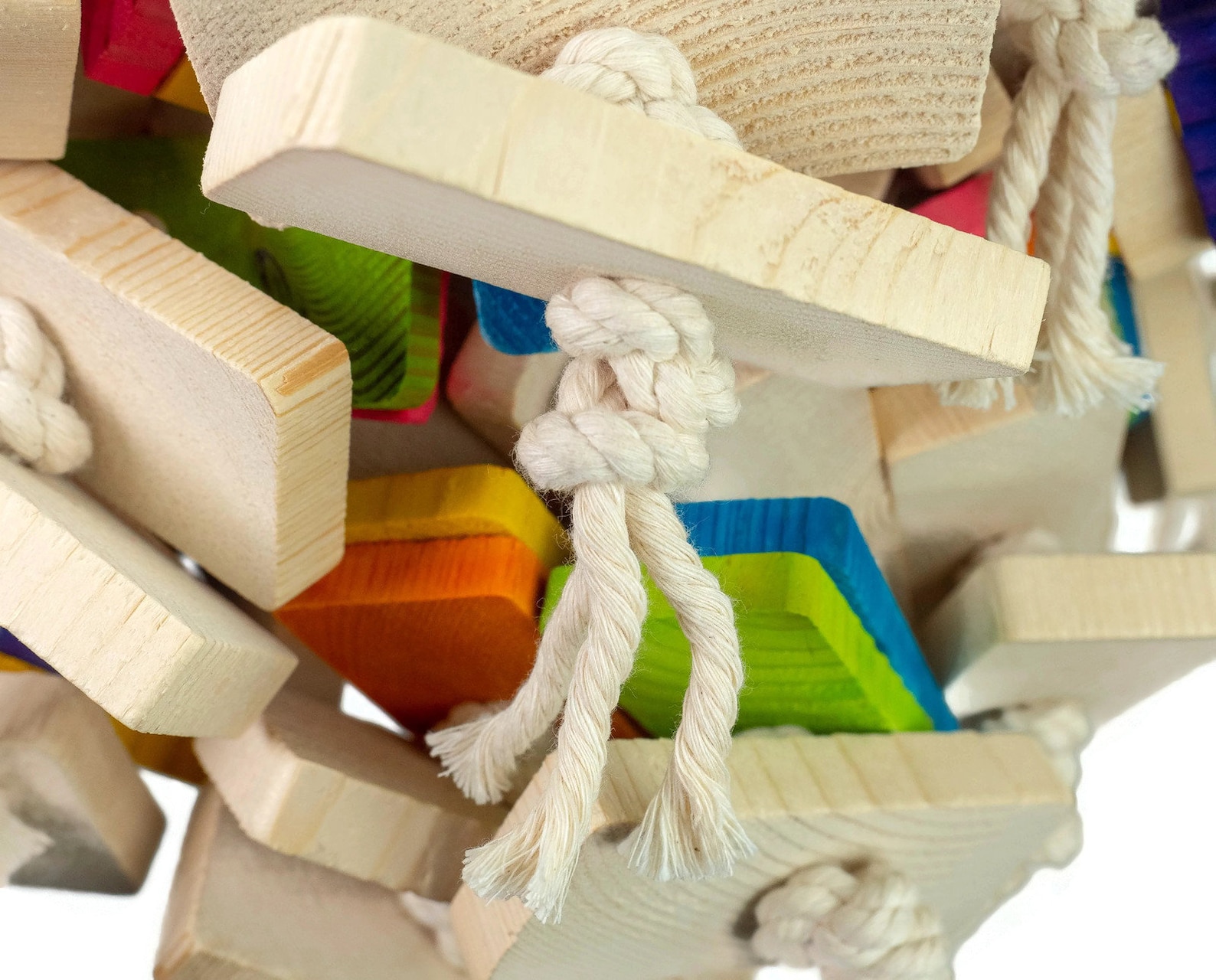 Knotty Problem Puzzler- Cockatoo Toy, Bird Toy for Large Parrots - Etsy