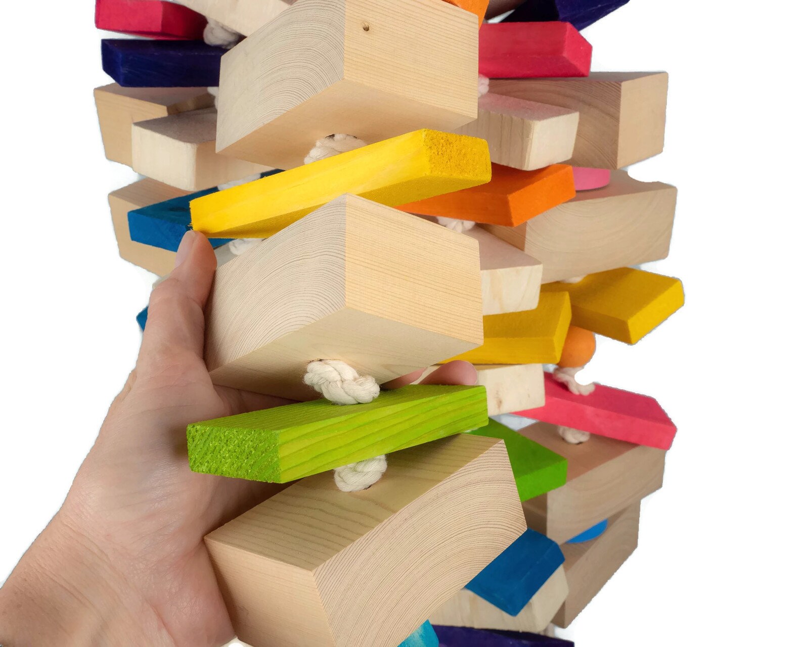 Lily's Block Party - Extra Large Bird Toy for Big Parrots Like Amazons ...