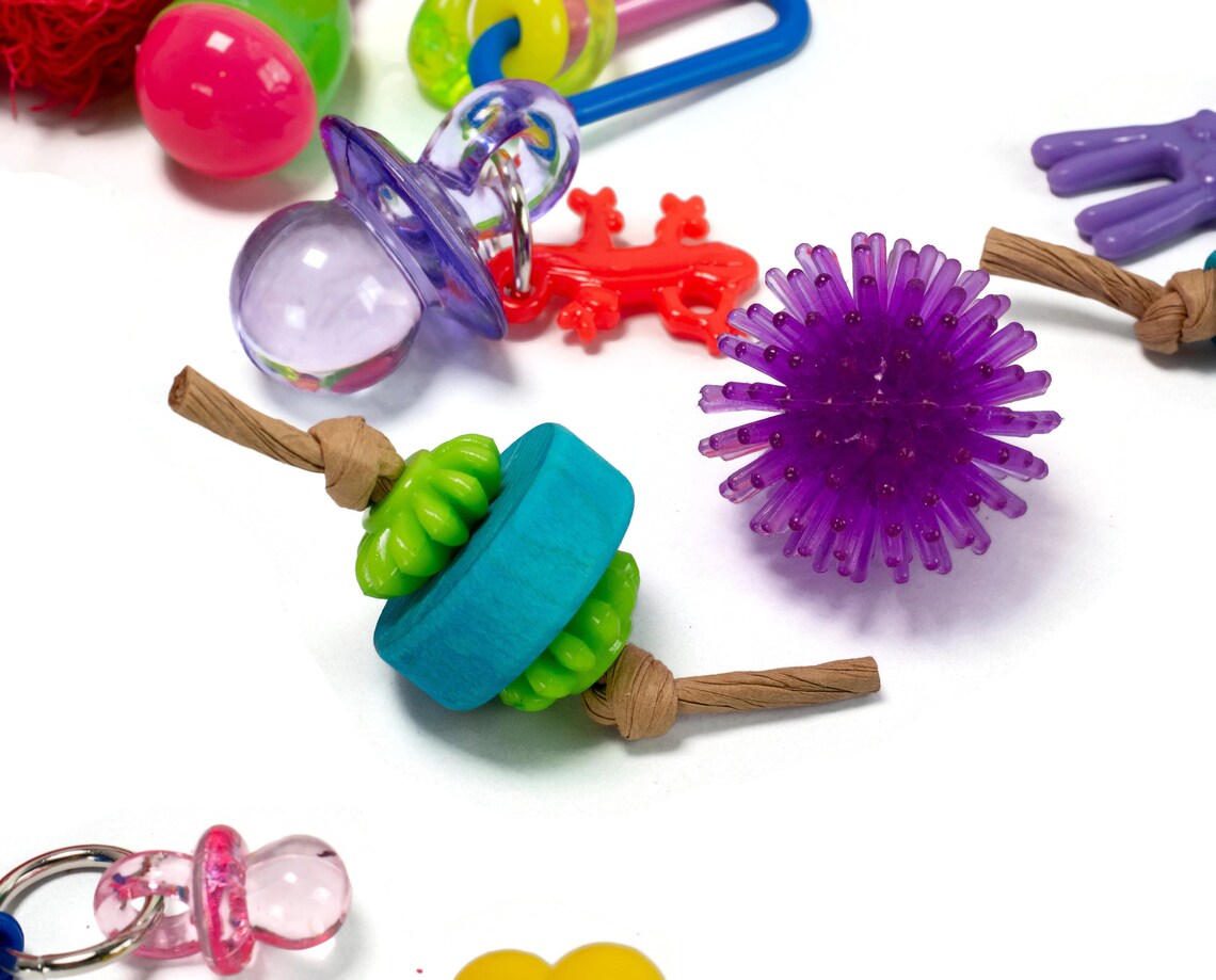 Conure Footies Jar of Foot Toys Parrot Accessories Bird - Etsy