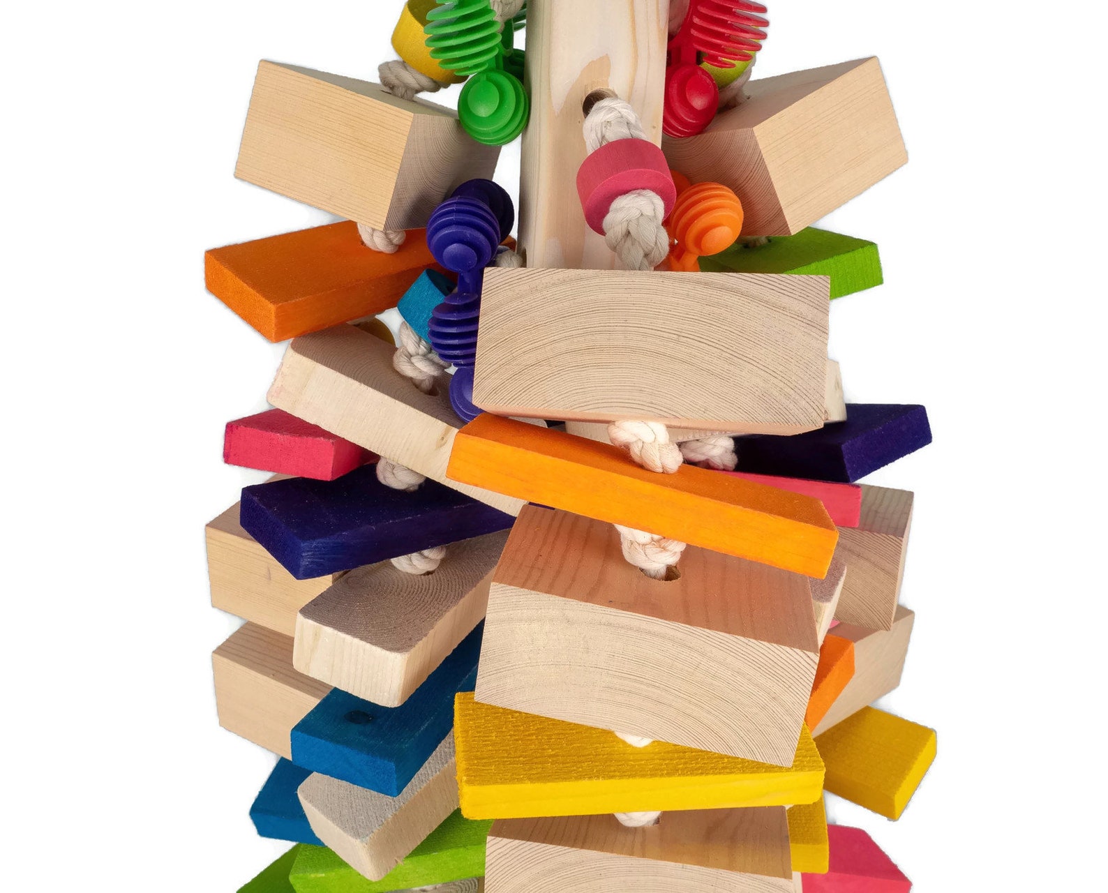 Lily's Block Party - Extra Large Bird Toy for Big Parrots Like Amazons ...