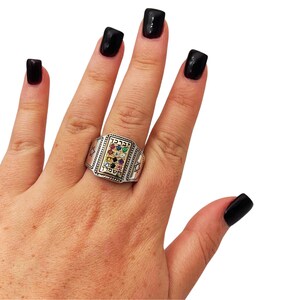Hoshen Ring in 14k Gold, Sterling Silver & Gemstones, 12 Tribes of ...