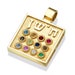 Choshen Pendant in 14k Gold With Precious and Semi-precious Gemstones ...